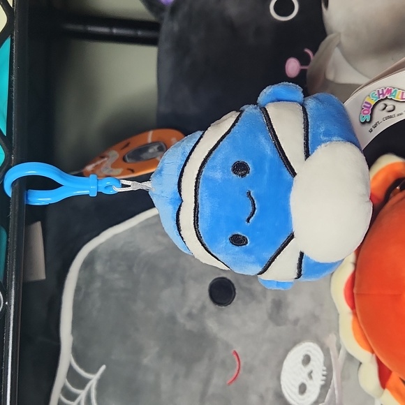 Squishmallows | Toys | Squishmallows Ricky The Blue Clown Fish Clipon ...
